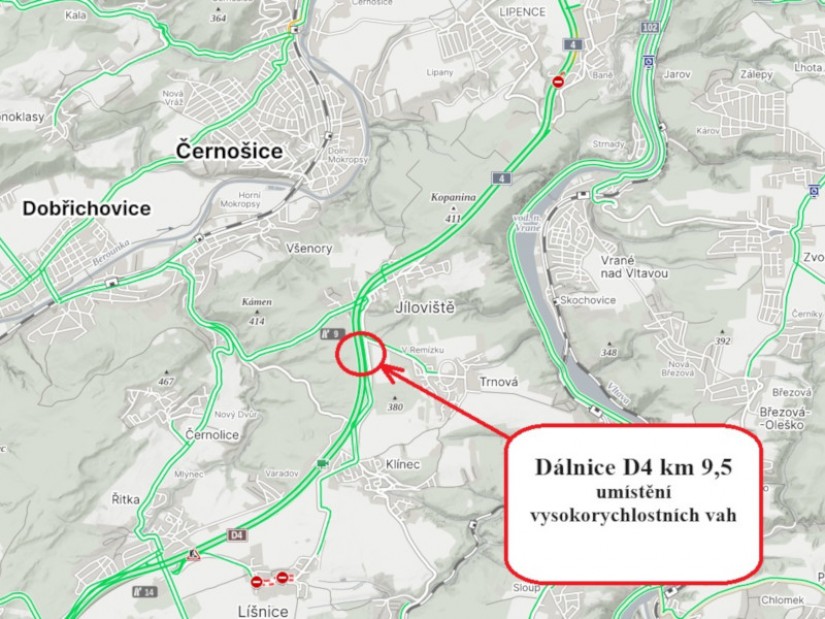 Na dálnici D4 byly instalovány vysokorychlostní váhy | Dopravní noviny
