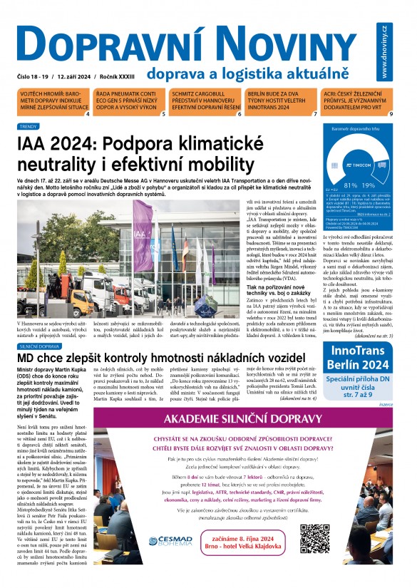 Vydání DN č. 18 - 19 | Dopravní noviny